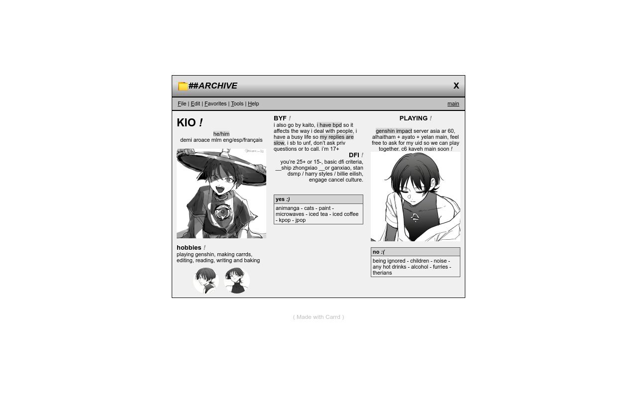 kio’s carrd ☆